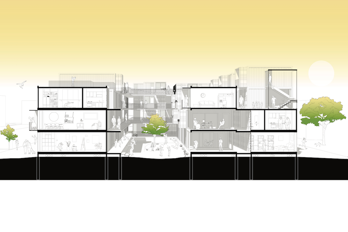 Rendering courtesy of Kehilla Residential Programme - Canadian Architect