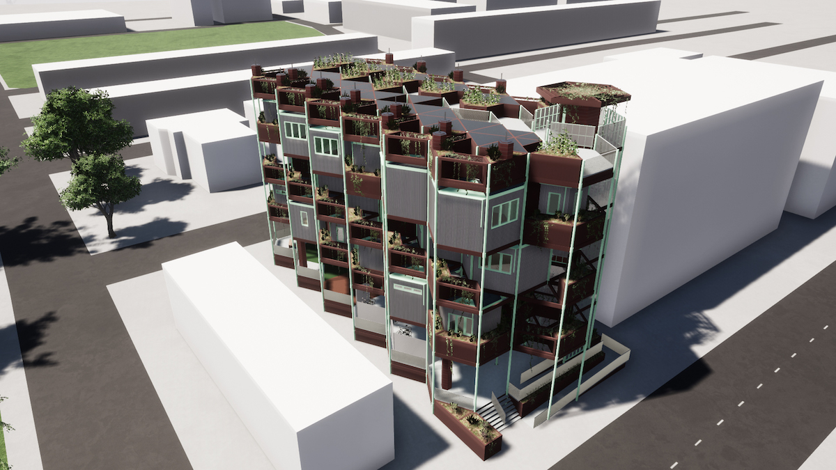 Rendering courtesy of Kehilla Residential Programme - Canadian Architect