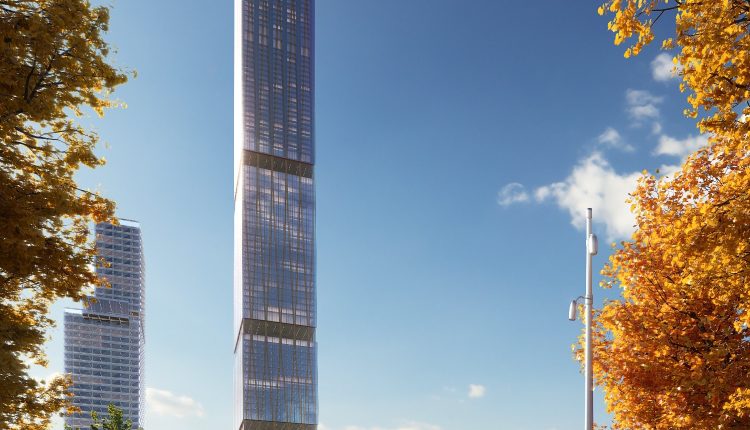 DIALOG, Supertall Prototype - Exterior, Tower _ Landscape, Looking West ...