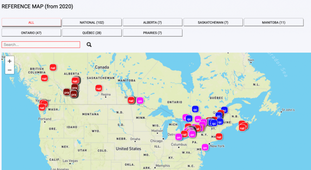 Illustrated map gathers 190 award-winning buildings from 2020