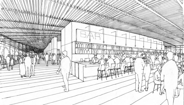 7 New Performance Hall Bar Sketch - Canadian Architect