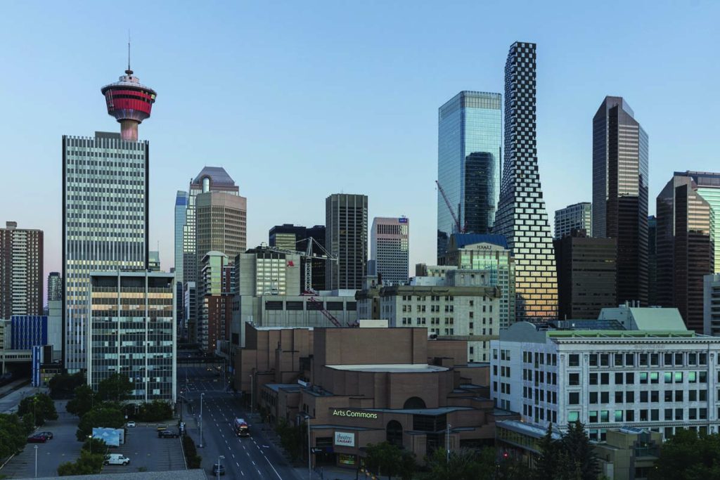 Sinous Silhouette: Telus Sky, Calgary, Alberta
