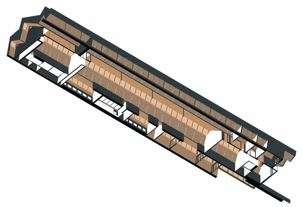 The Community Library, in Plan and Section: Calder Library and Capilano ...