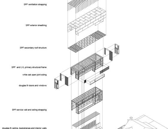 LY exploded isometric and sections - Canadian Architect