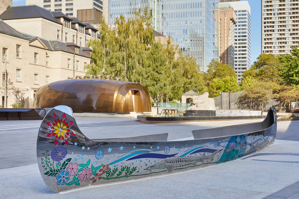 Spirit Garden opens at Nathan Phillips Square in Toronto