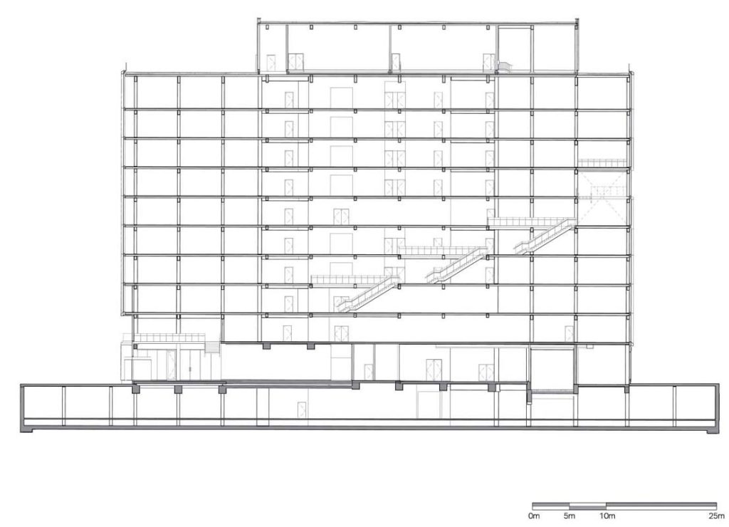 T3 Presentation Drawings - Long Section - Canadian Architect
