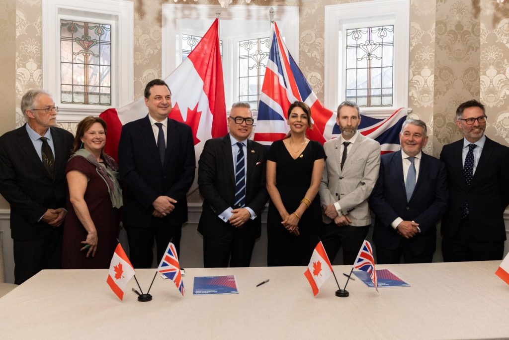 Canada and the UK sign new reciprocity agreement