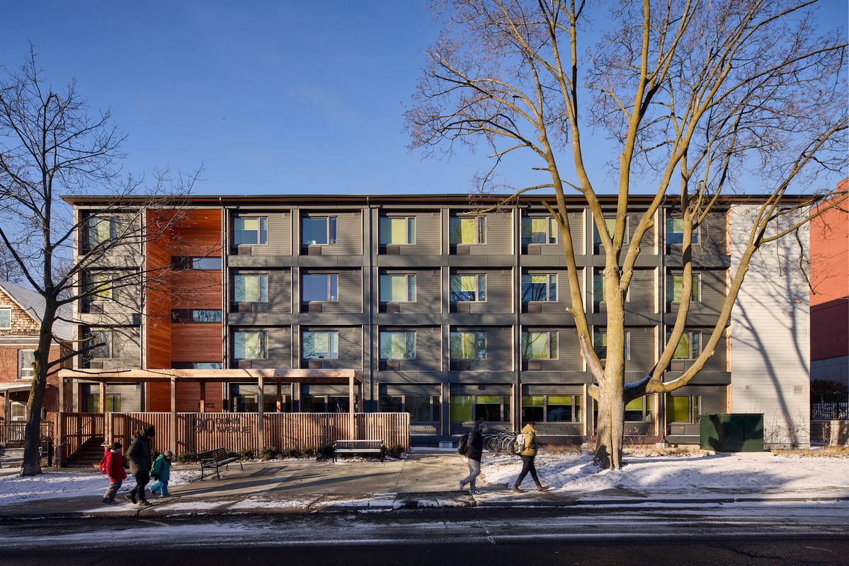 Front Elevation of Dunn House - Canadian Architect