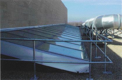 KeeGuard Skylight Railing Provides Rooftop Safety