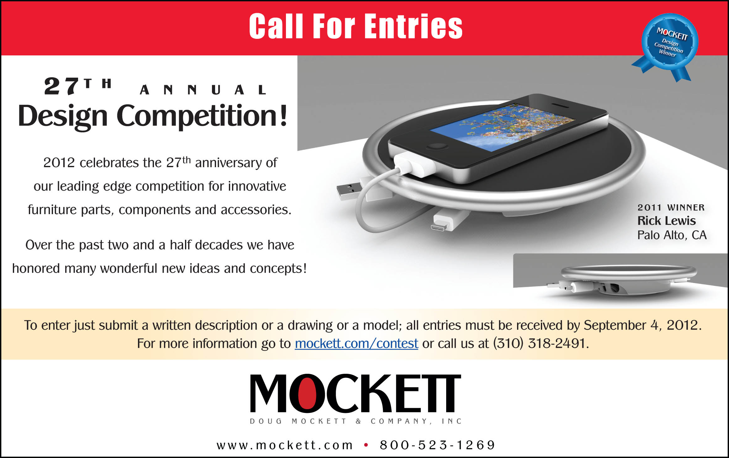 Mockett annual international design competition