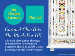 Design Exchange launches first-ever Design Auction