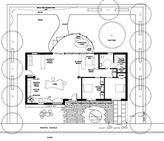Ottawa architects conceptualize Sponge House for child with cerebral palsy
